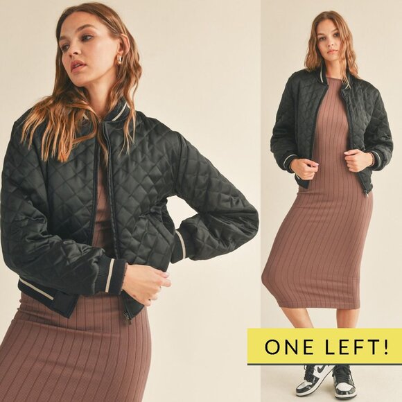 Kimberly C | Jackets & Coats | Cara Quilted Bomber Jacket | Poshmark